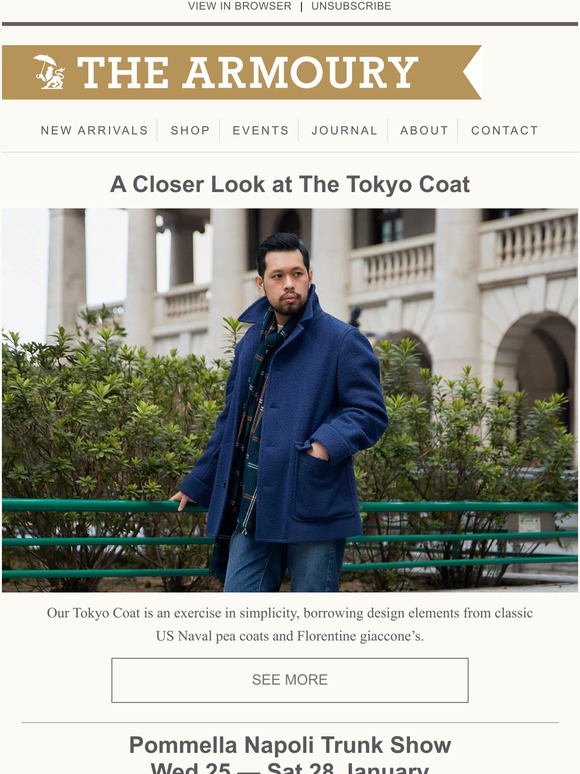 The Armoury: A Closer Look at The Tokyo Coat | Pommella Trunk Show NEXT ...