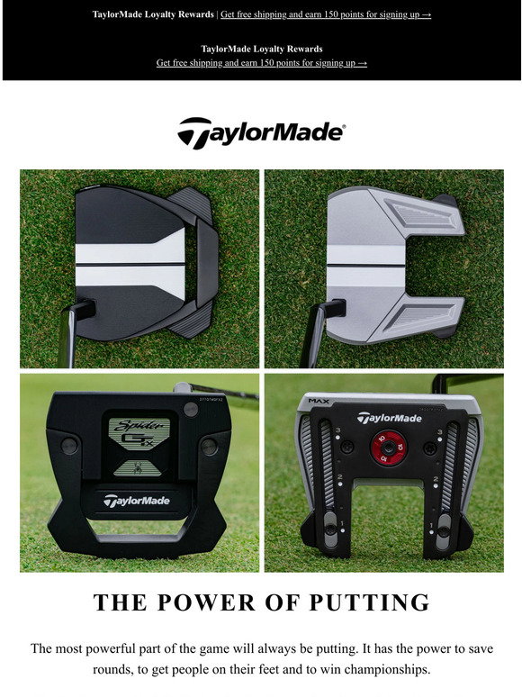 TaylorMade Golf: Discover the Power of Putting | Introducing Spider GTX ...