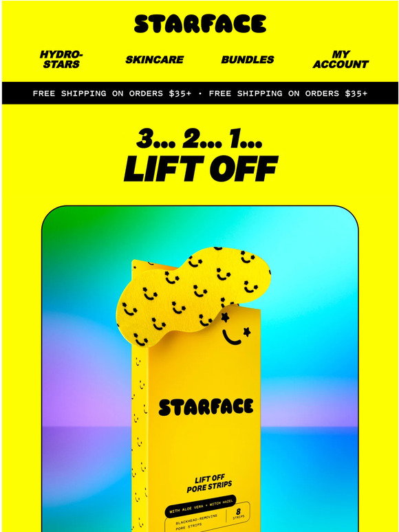 Starface: the cutest pore strips in the galaxy 🚀 | Milled