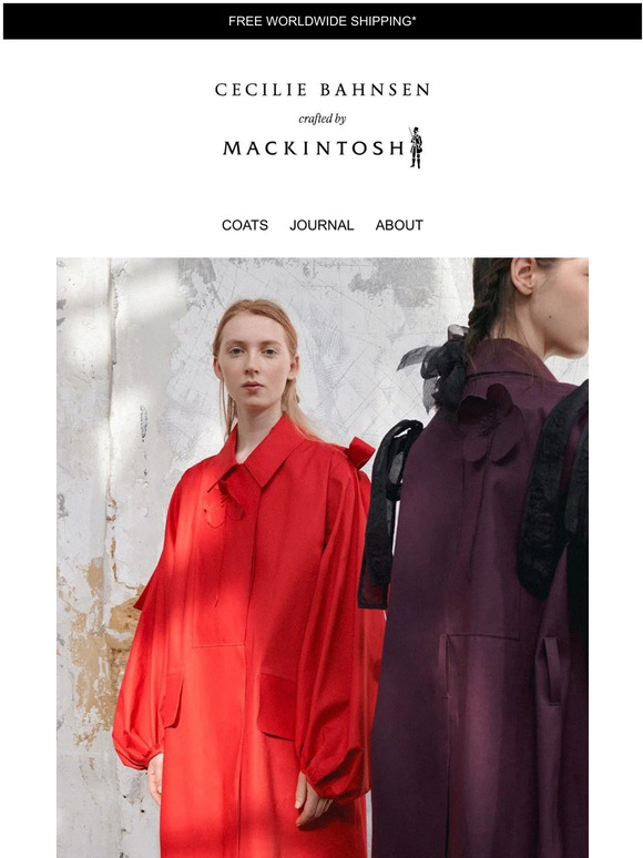 Mackintosh: Cecilie Bahnsen crafted by Mackintosh | Milled