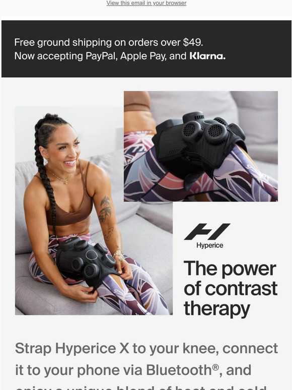 Hyperice: Say goodbye to knee pain with Hyperice X 👋 | Milled