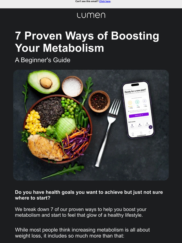 Lumen: 7 ways to boost your metabolism 🔥 | Milled