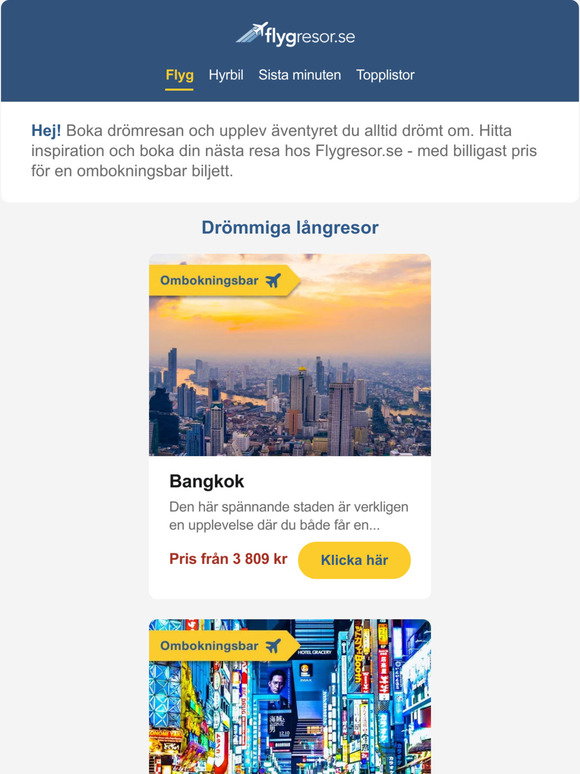 Flygresor: Upplev äventyret du alltid drömt om | Milled