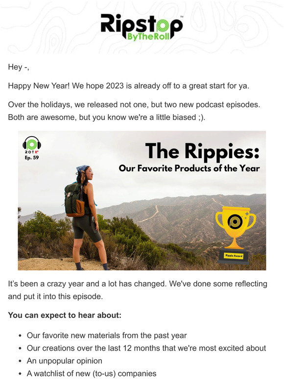 Ripstop by the Roll: Our Favorite Products and a new look at ...