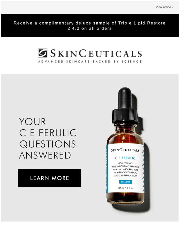 Skinceuticals: Get to Know C E Ferulic | Milled