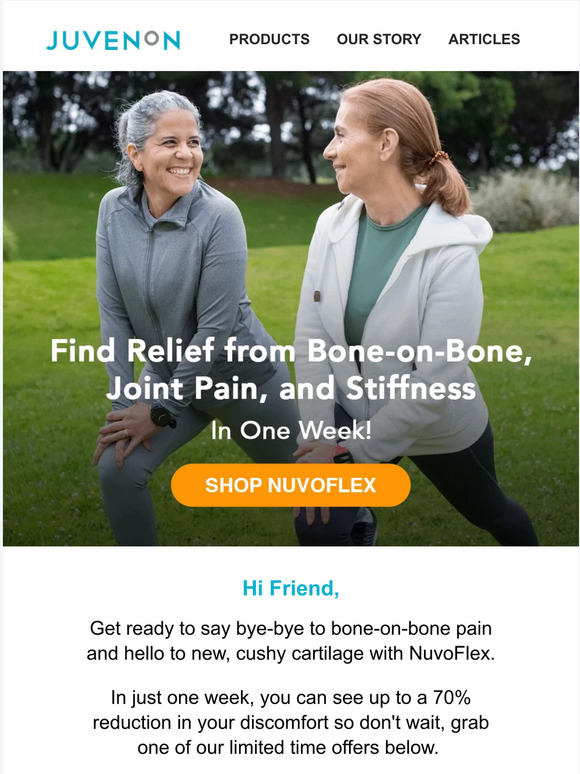 Juvenon: Bye Bye Bone-on-Bone, Hello New Cartilage 📈 | Milled