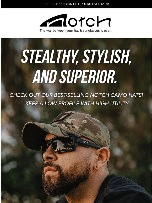 Notch: Love Camo? We got you covered | Milled