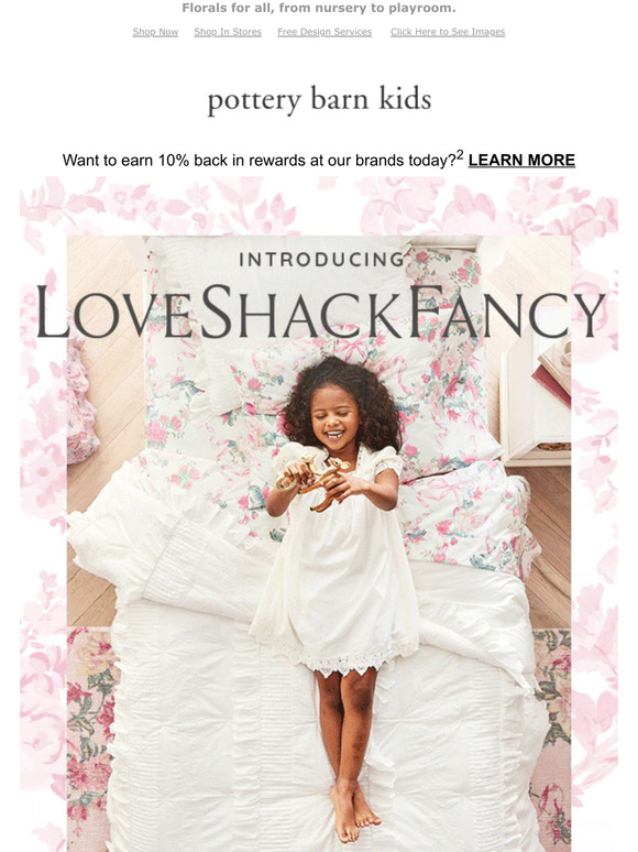 Pottery Barn Kids: JUST IN: Our new LoveShackFancy Collection 🎀🌸 | Milled