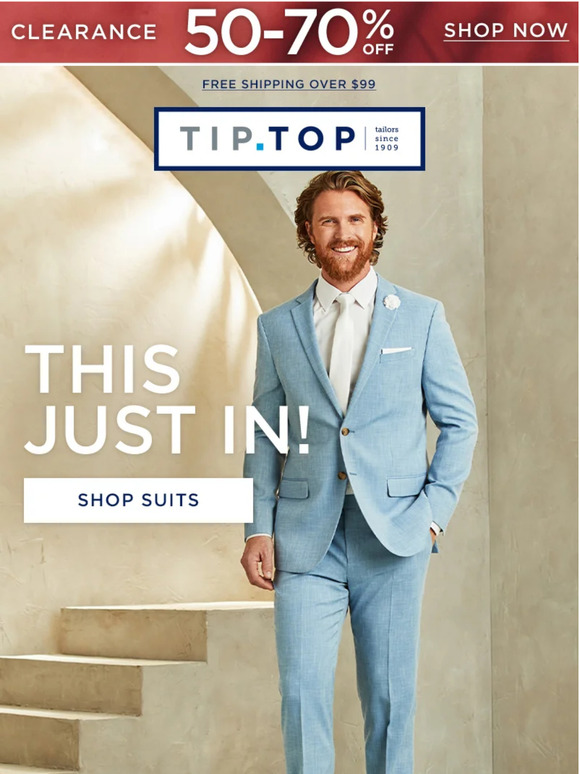 Tip Top Tailors: New Arrivals in Suits! | Milled