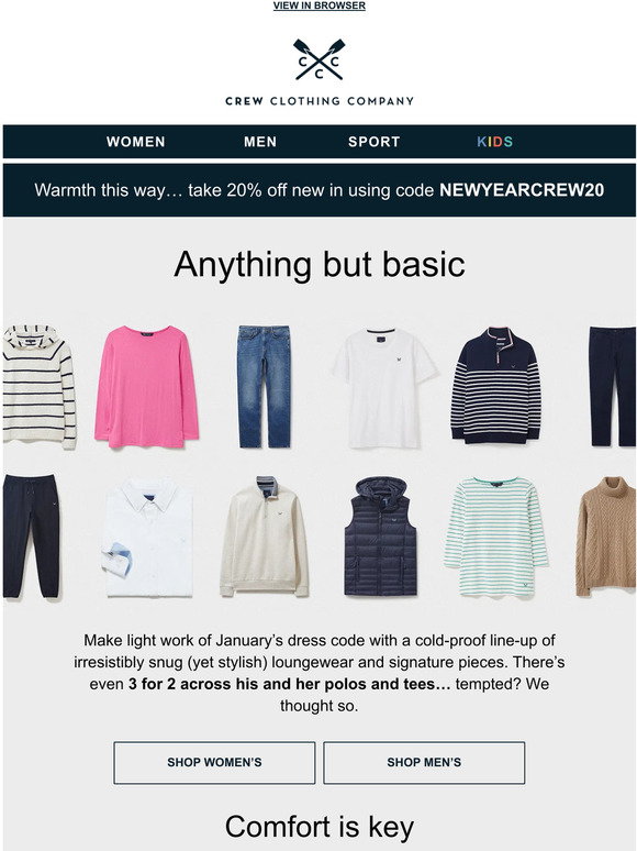 Crew Clothing: Time for a wardrobe refresh | Milled