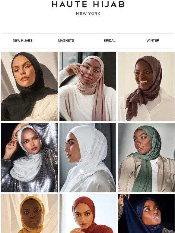 Haute Hijab: Shop hijabs by color 🎨 | Milled