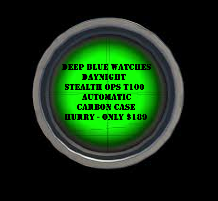 Deep Blue: Deep Blue Watches - The 'Stealth OPS' has arrived! Carbon ...