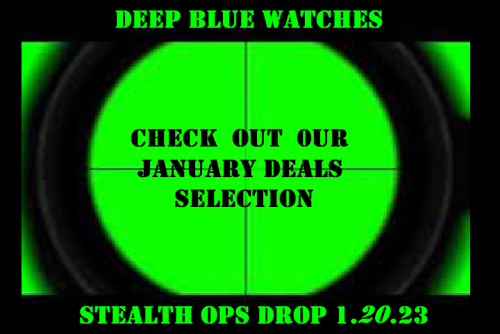 Deep Blue: Deep Blue Watches - The 'Stealth OPS' has arrived! Carbon ...