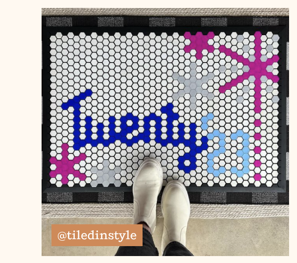 Letterfolk: Tile Mat designs taking winter by storm | Milled
