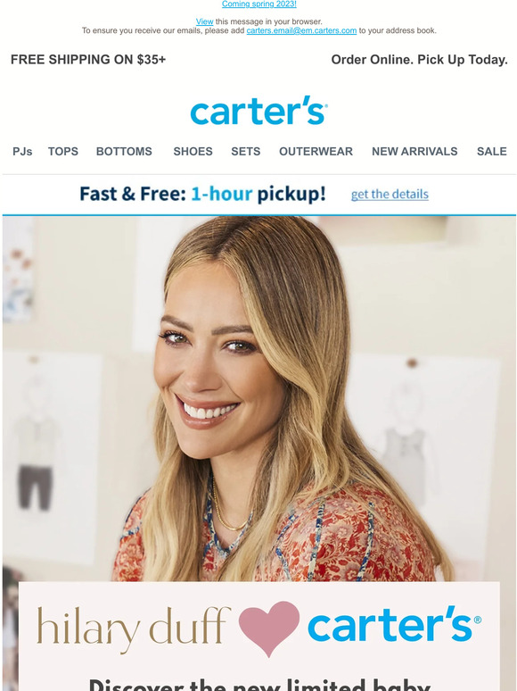 Carter's: Get a first look at the new limited collection👀💗 | Milled