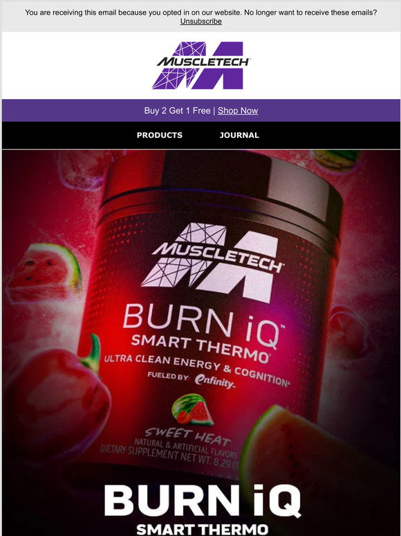 MuscleTech: 🔥Get Your Burn On with new Burn iQ | Milled