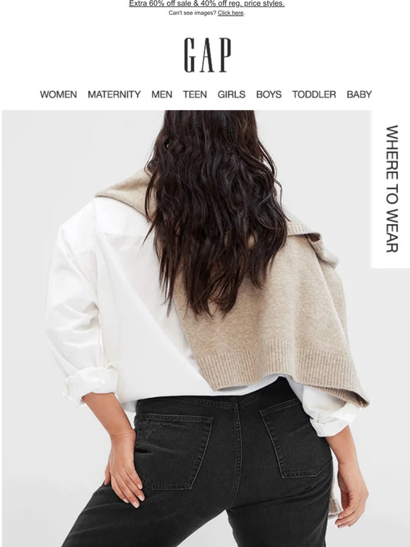 Gap: Our bestselling Cheeky — ALL NEW WASHES | Milled