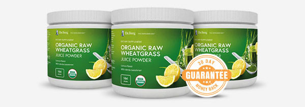 Dr. Berg: Enjoy 15% OFF Wheatgrass Juice Powder Lemon today! | Milled