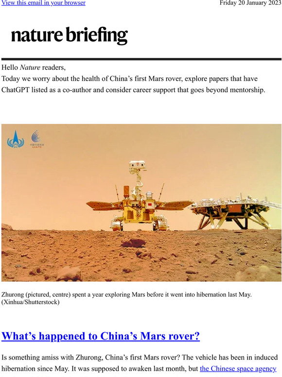 Nature: ChatGPT listed as author on research papers | Milled