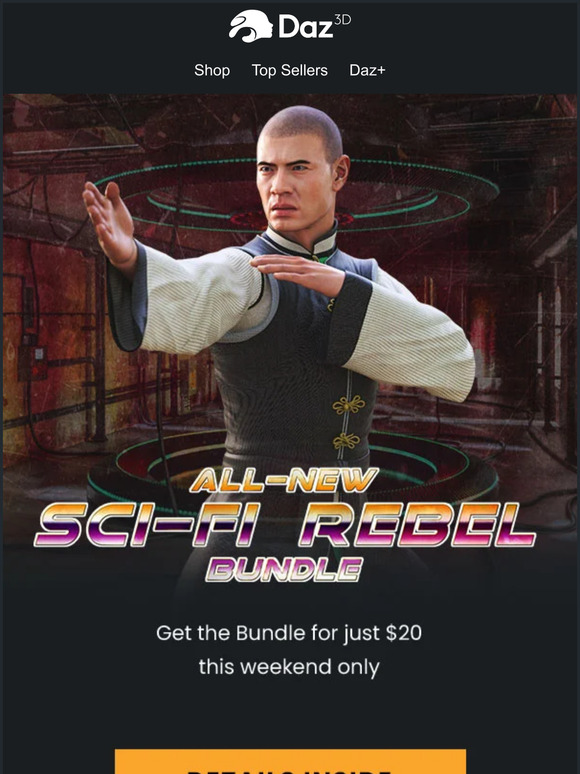 DAZ 3D: All-New Sci-Fi Rebel Bundle $20 - This Weekend Only! | Milled