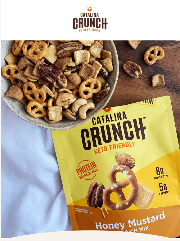 Catalina Crunch: 🍯Honey Mustard snack mix with 4X more protein!🍯 | Milled