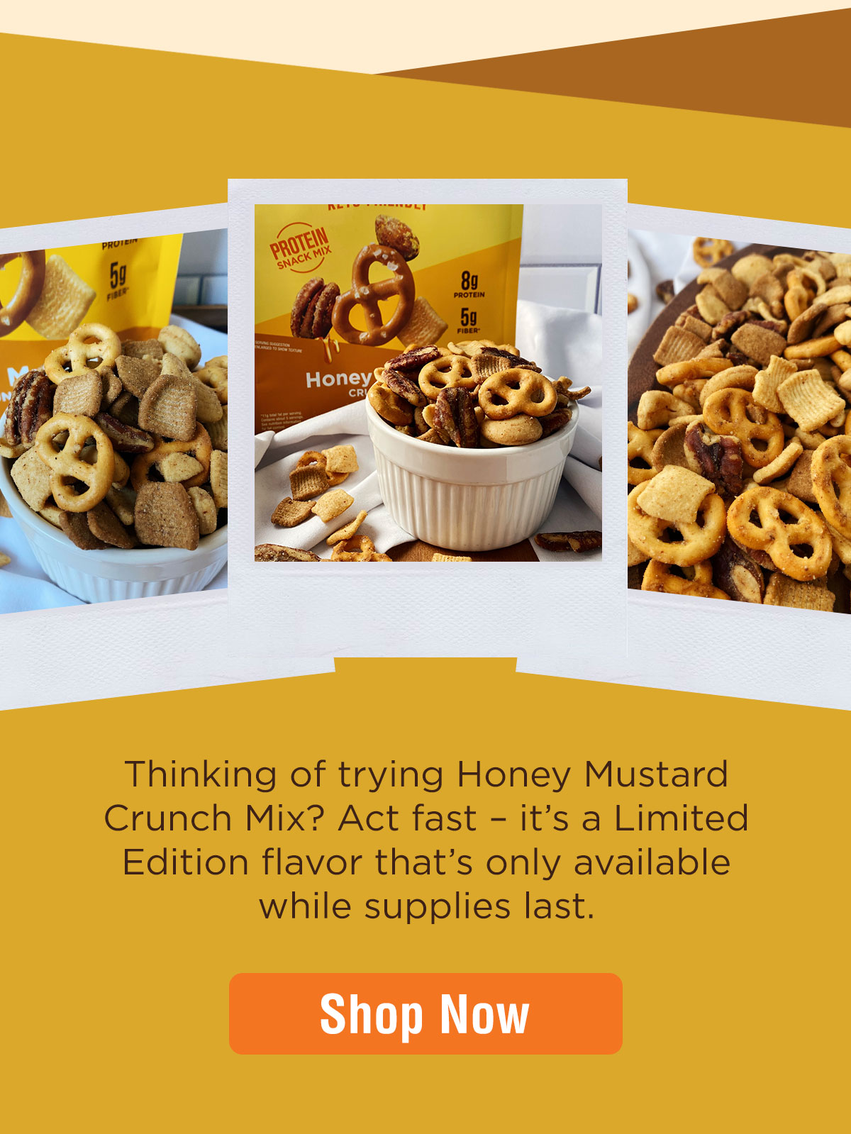 Catalina Crunch: 🍯Honey Mustard snack mix with 4X more protein!🍯 | Milled