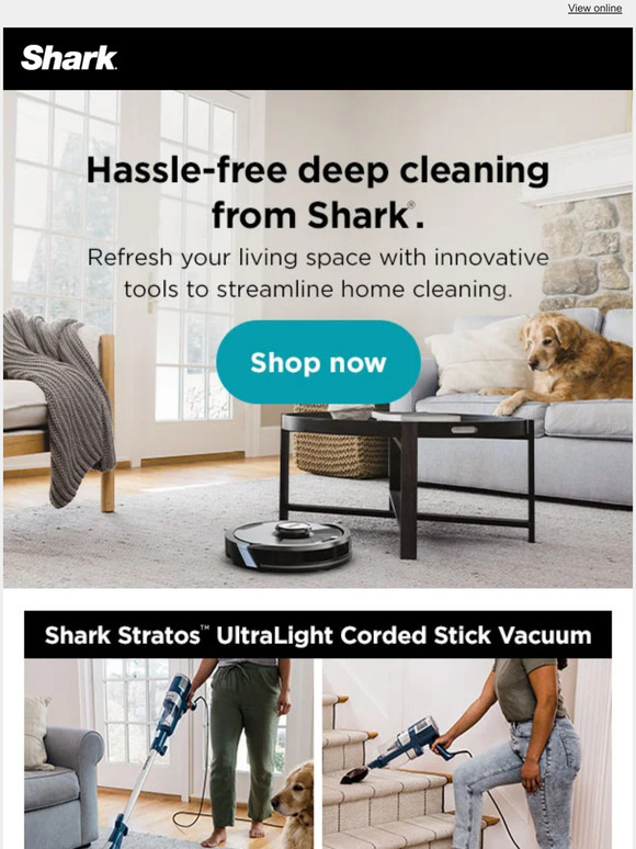 Shark: Let's streamline your clean at home. | Milled