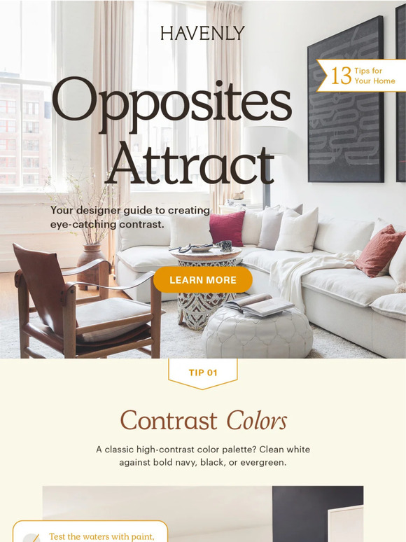 Havenly: How to create contrast 101 | Milled