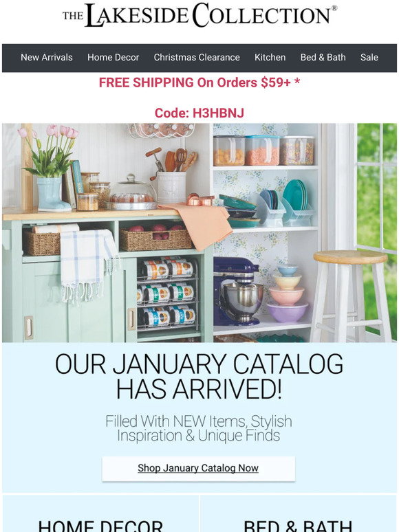 Lakeside Collection: Holiday Clutter Out, New Beginnings In! Shop ...