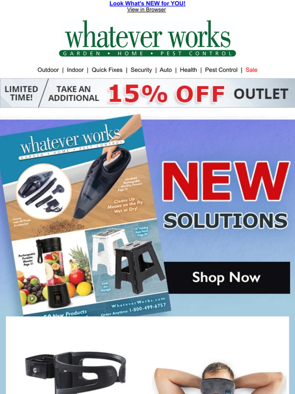 Whatever Works: Online Now ~ Smart Solutions & New Arrivals ~ Let's ...
