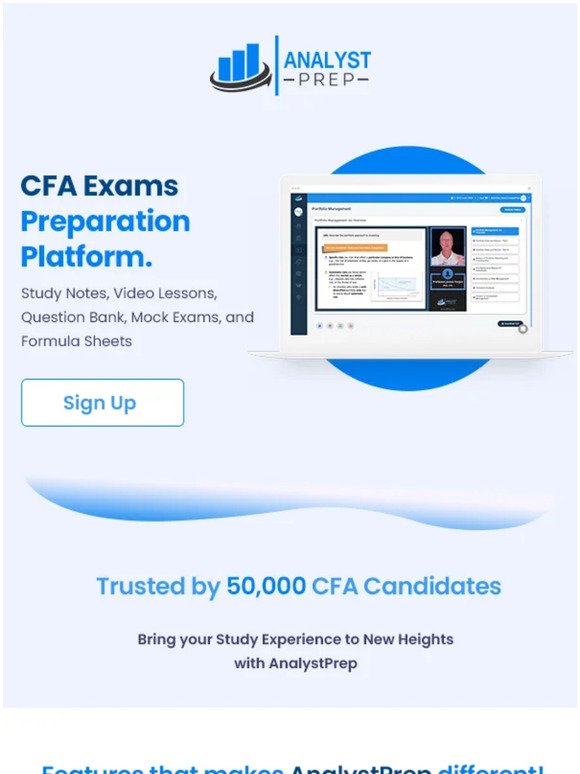 AnalystPrep: AnalystPrep – Most Complete CFA Exam Prep | Milled