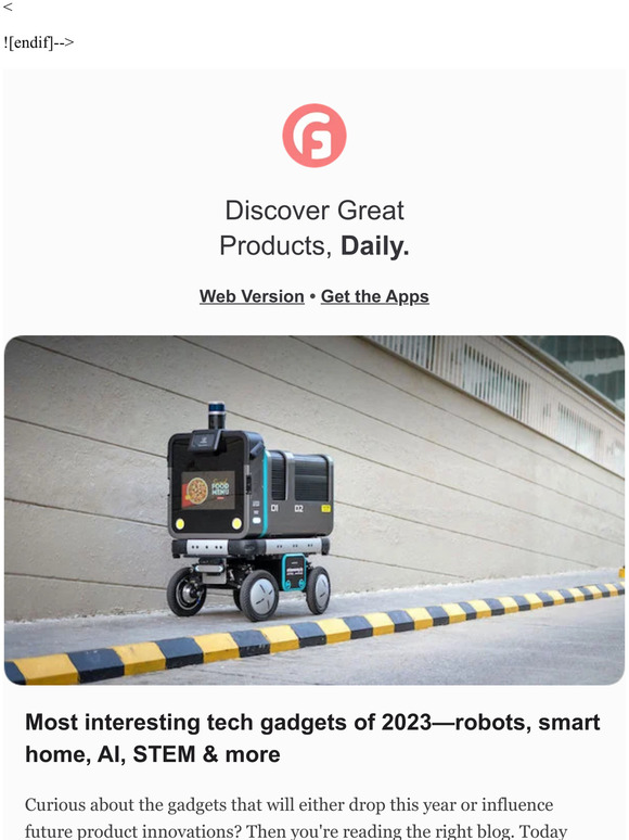 Gadget Flow: Most interesting tech gadgets of 2023 | Milled