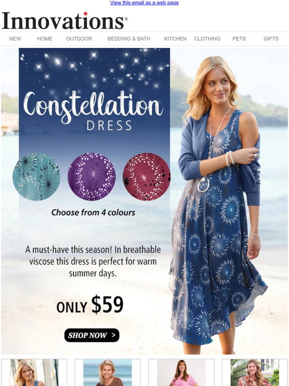Innovations: Our gorgeous Constellation Dress + more must-have styles ...