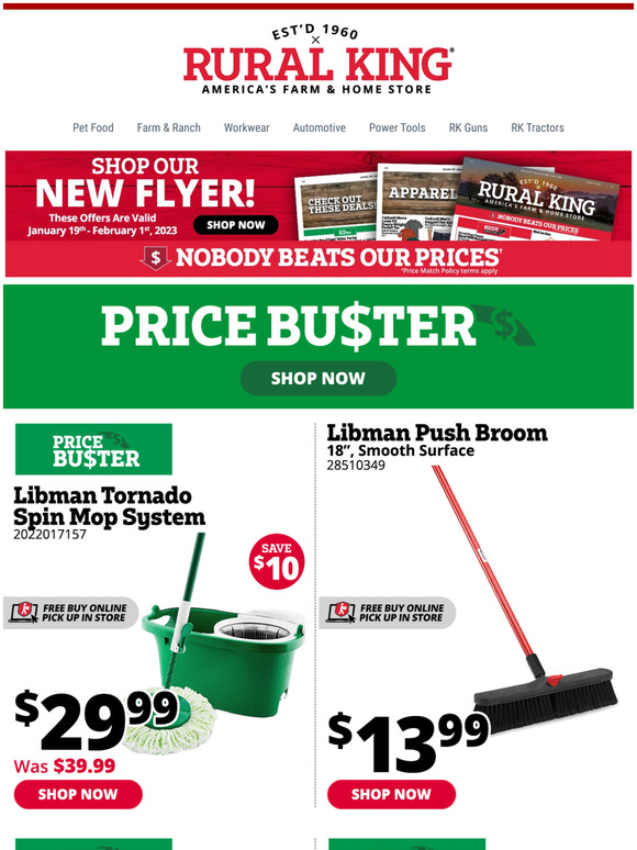 Rural King.com: Keeping It Clean! Let Us Help You Take Care Of The Mess ...