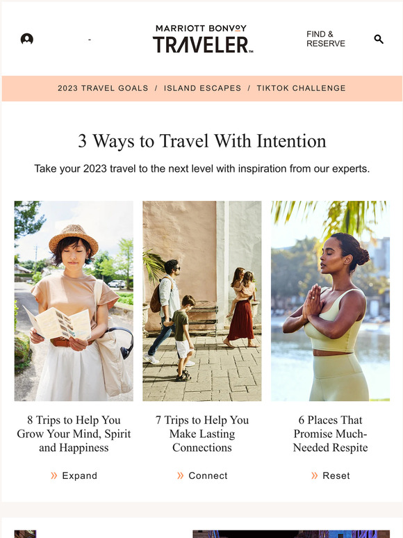 Marriott Bonvoy: 3 Ways to Achieve Your 2023 Travel Goals | Milled