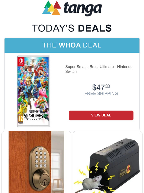 Tanga: Super Smash Bros. Ultimate - Nintendo Switch | MiLocks Keyless ...