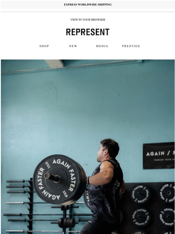 Represent Clo: 247 REPRESENT x WIT FITNESS - 26.01.2023 | Milled