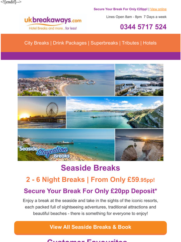UK Breakaways: Escape to the seaside! | Milled
