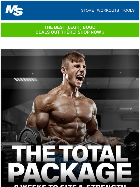 Muscle & Strength: The Total Package: 8 Weeks to Size & Strength | Milled