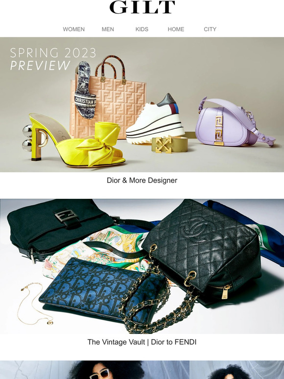Gilt: Spring 2023 Preview: Dior & More Designer | Milled