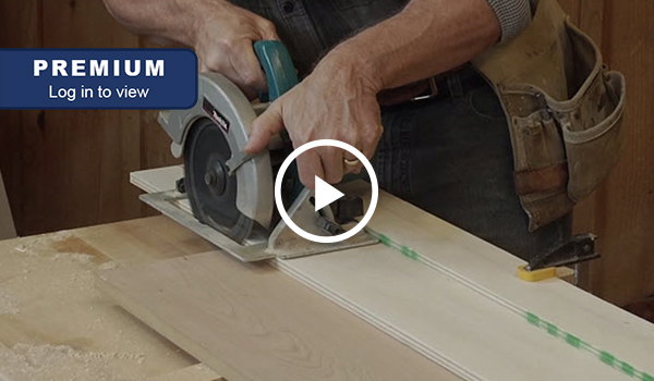Woodworkers Guild of America: How to Make a Straight Line Jig | Milled