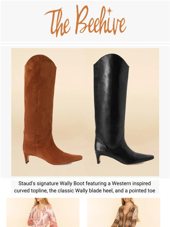 Beehive: Western inspired Wally Boot from Staud | Milled