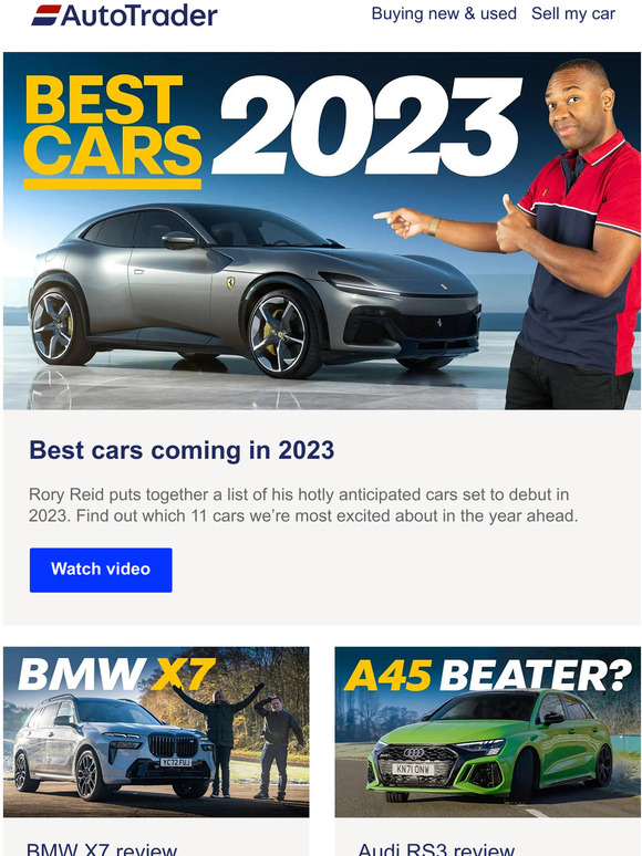 Autotrader: Rory lists the best cars coming out in 2023 plus we ask ...