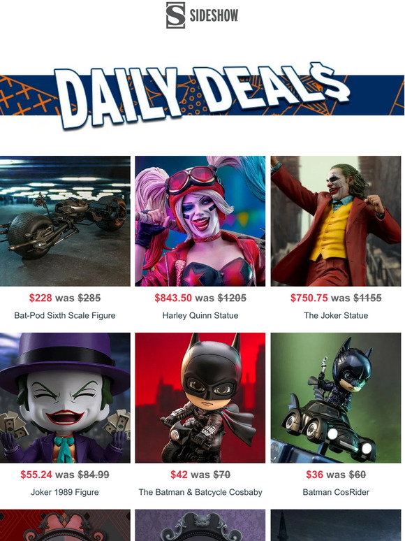 Sideshow: Bat-Savings for your Bat-Shelves! | Milled