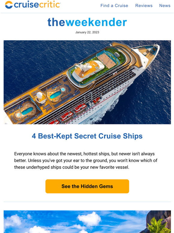 Cruise Critic: 4 Best-Kept Secret Cruise Ships | Milled