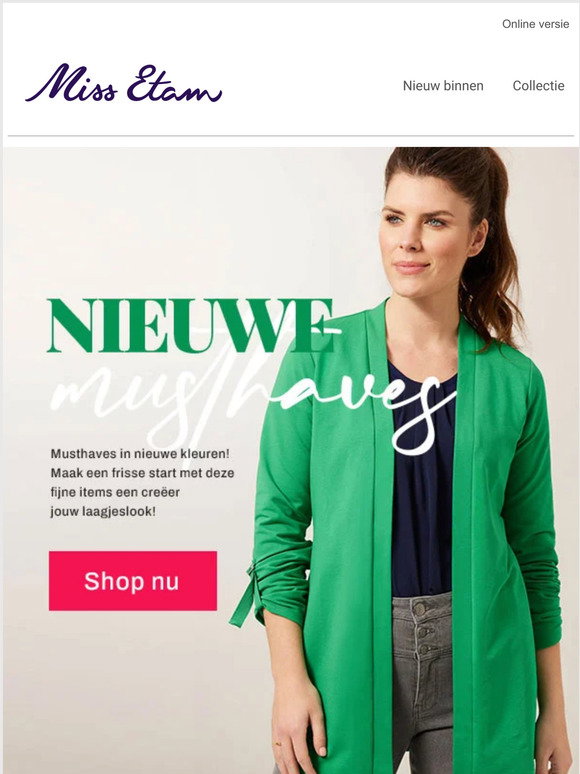 Miss Etam: Nieuwe musthaves 😍 Creëer nu jouw nieuwe laagjeslook! | Milled