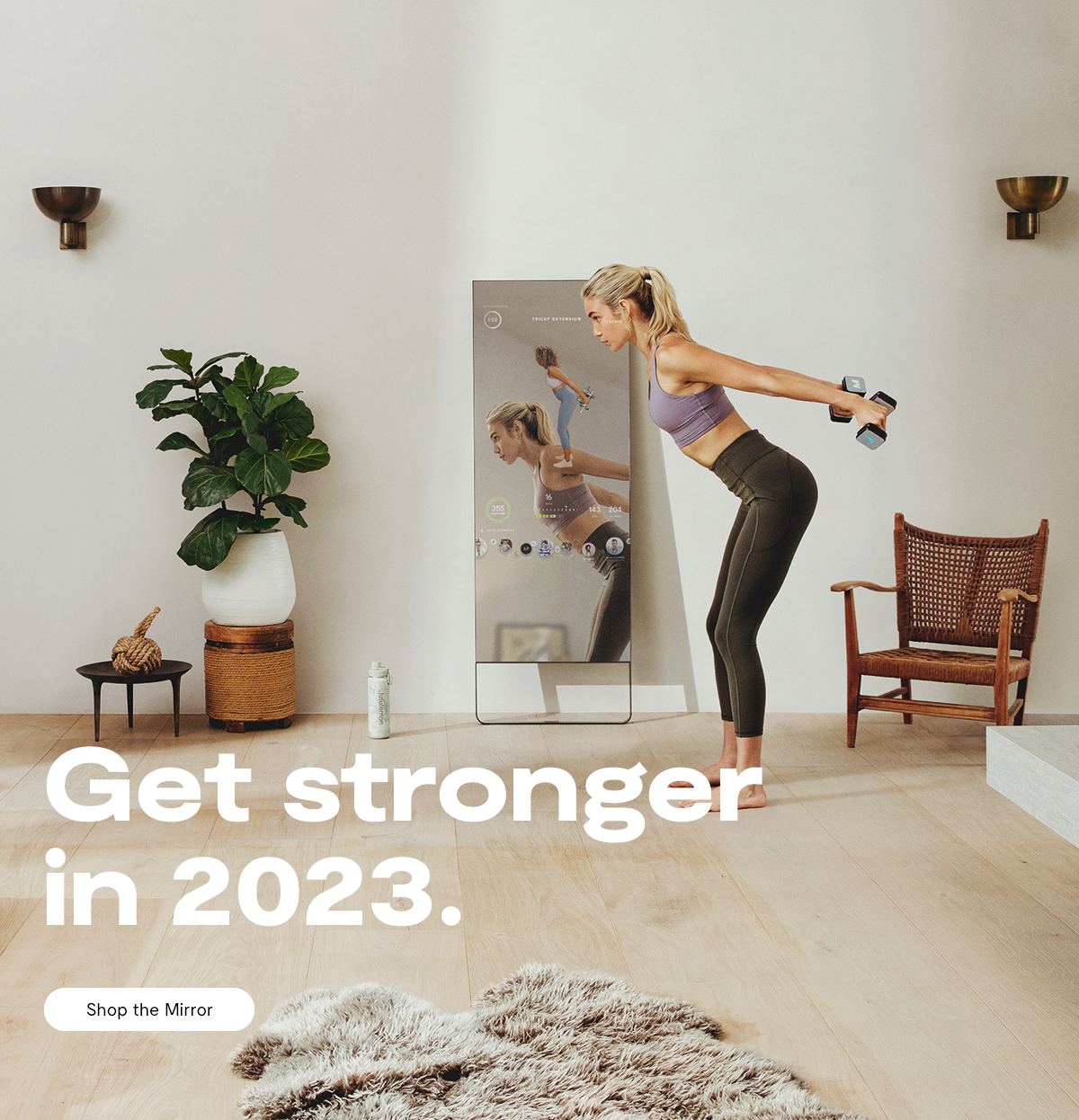 Mirror: Tone Up With lululemon Studio Weights | Milled