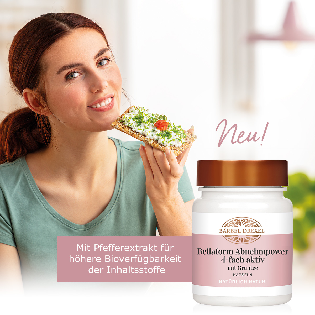 Bärbel Drexel: Neu: Bellaform Abnehmpower 4-fach aktiv Kapseln | Milled