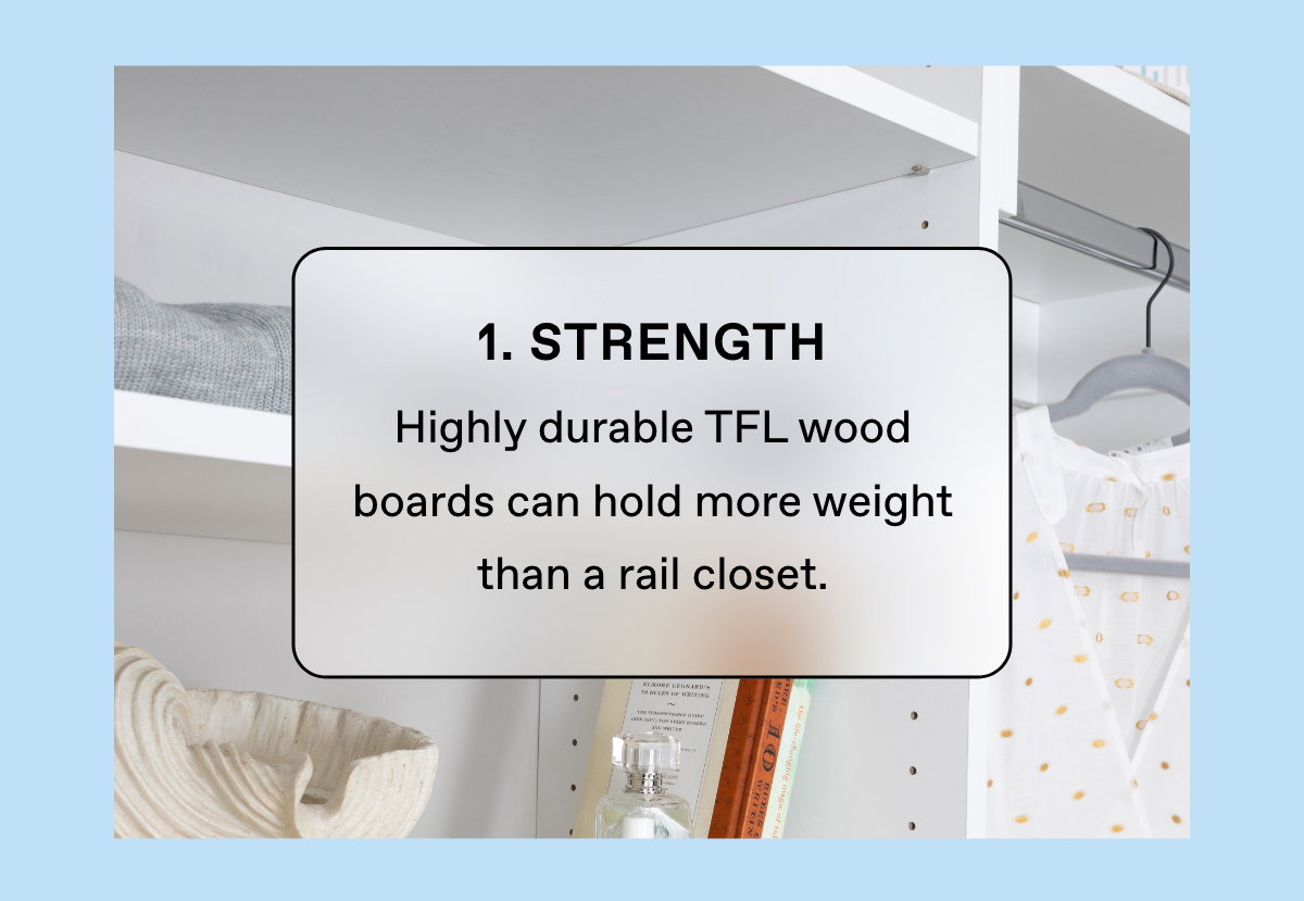 Modular Closets: Modular Closets Vs. Rail Closets | Milled