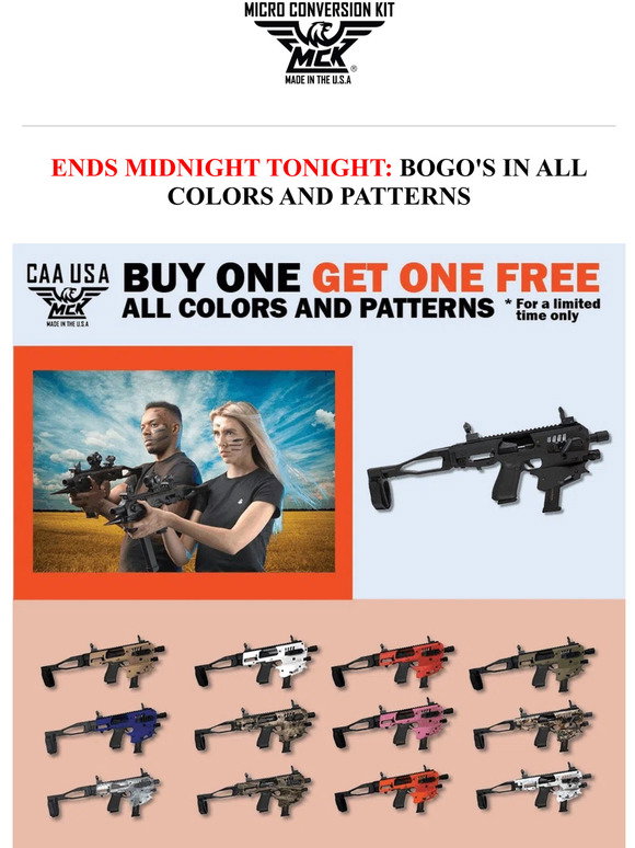 CAA: Till Midnight Tonight, MCK BOGOs In All Colors & Patterns 🔥 | Milled